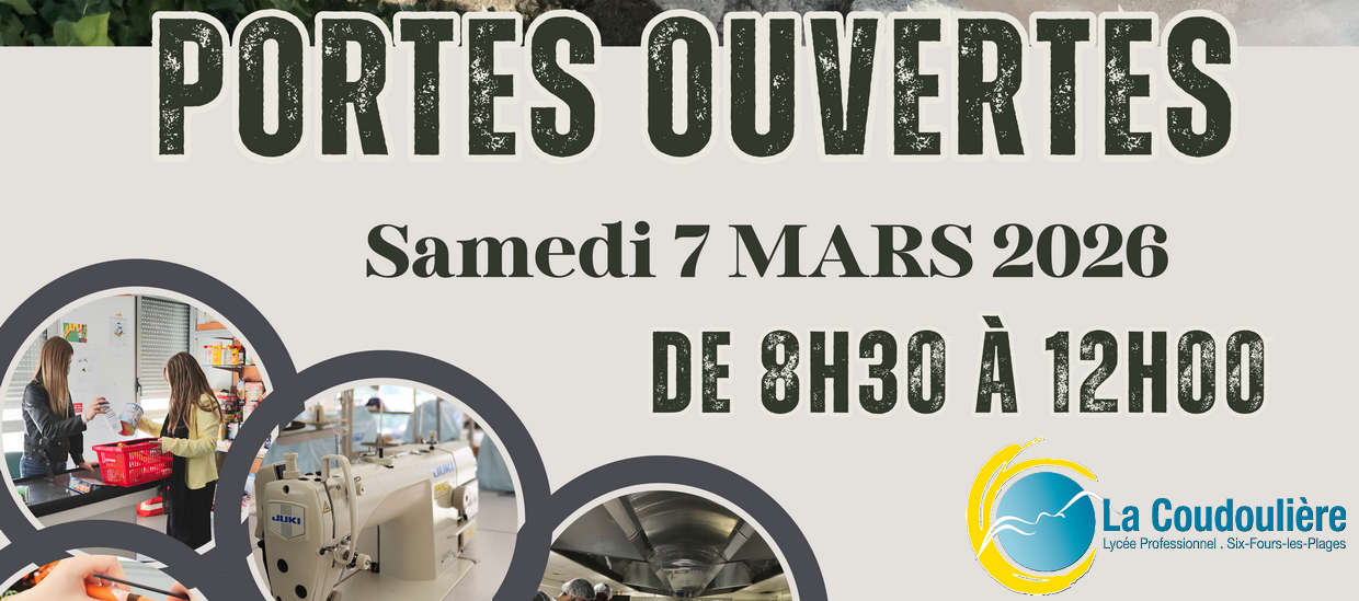 Portes Ouvertes - Samedi 7 Mars 2026 - Lycée Professionnel de la ...
